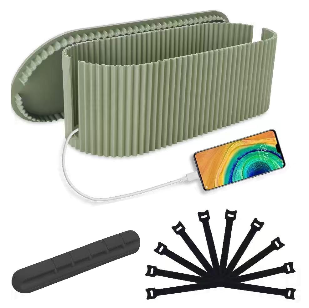 Amazon.com: Cable Management Box with 10 Cable Ties, Cord Hider ...