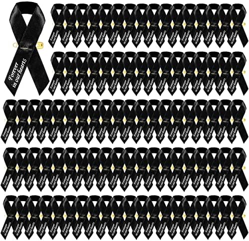 Amazon.com: 50 Pcs Dove Funeral Ribbons Memorial Ribbon Funeral Pins ...