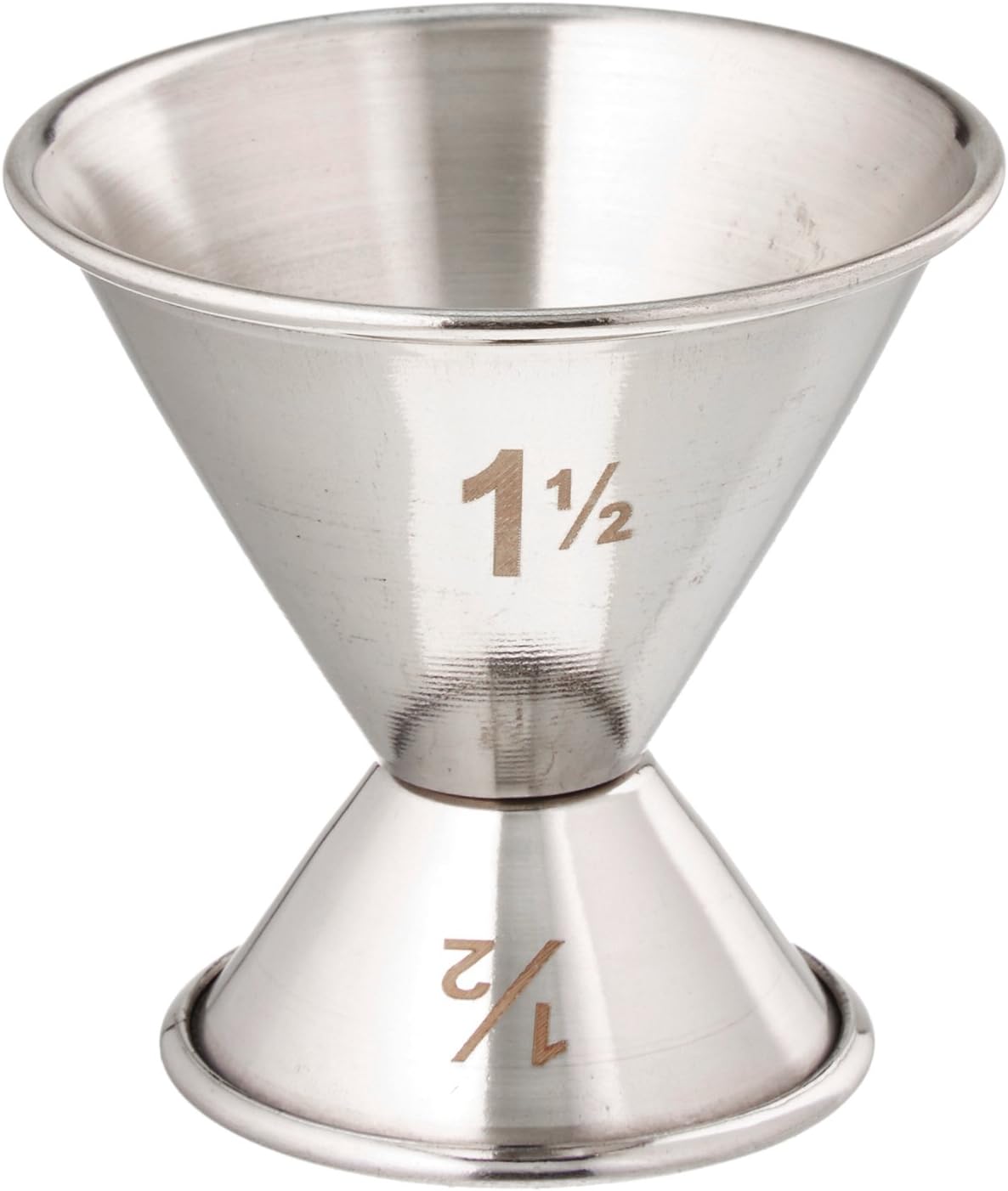 Amazon.com: American Metalcraft J212 Jigger,Silver,½ oz. x 1 ½ oz ...