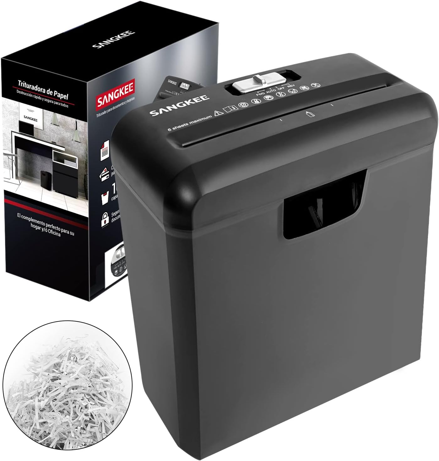 GBC Trituradora de Papel y Grapas, Auto Feed+ 300x, Corte Súper Cruzado ...