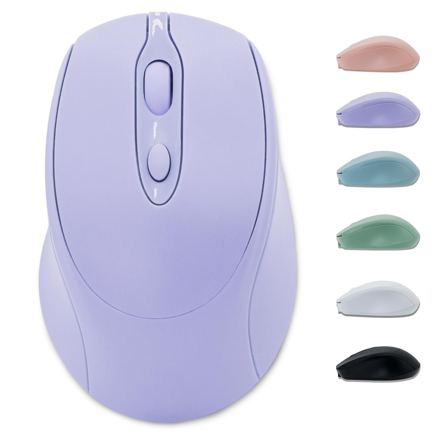 Amazon.com: Dolrso Bluetooth Mouse,Rechargeable Wireless Mouse for ...