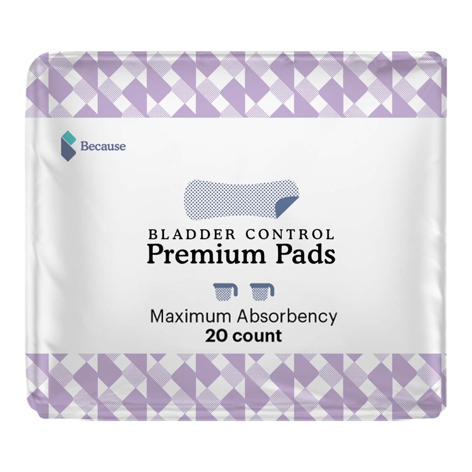 Buy Because Premium Pads for Women - Discreet, Individually Wrapped ...