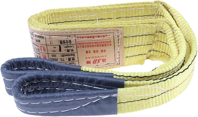 Lift Straps, 3.3ft/1m Heavy Duty Flat Lifting s 6,613 lbs Capacity ...