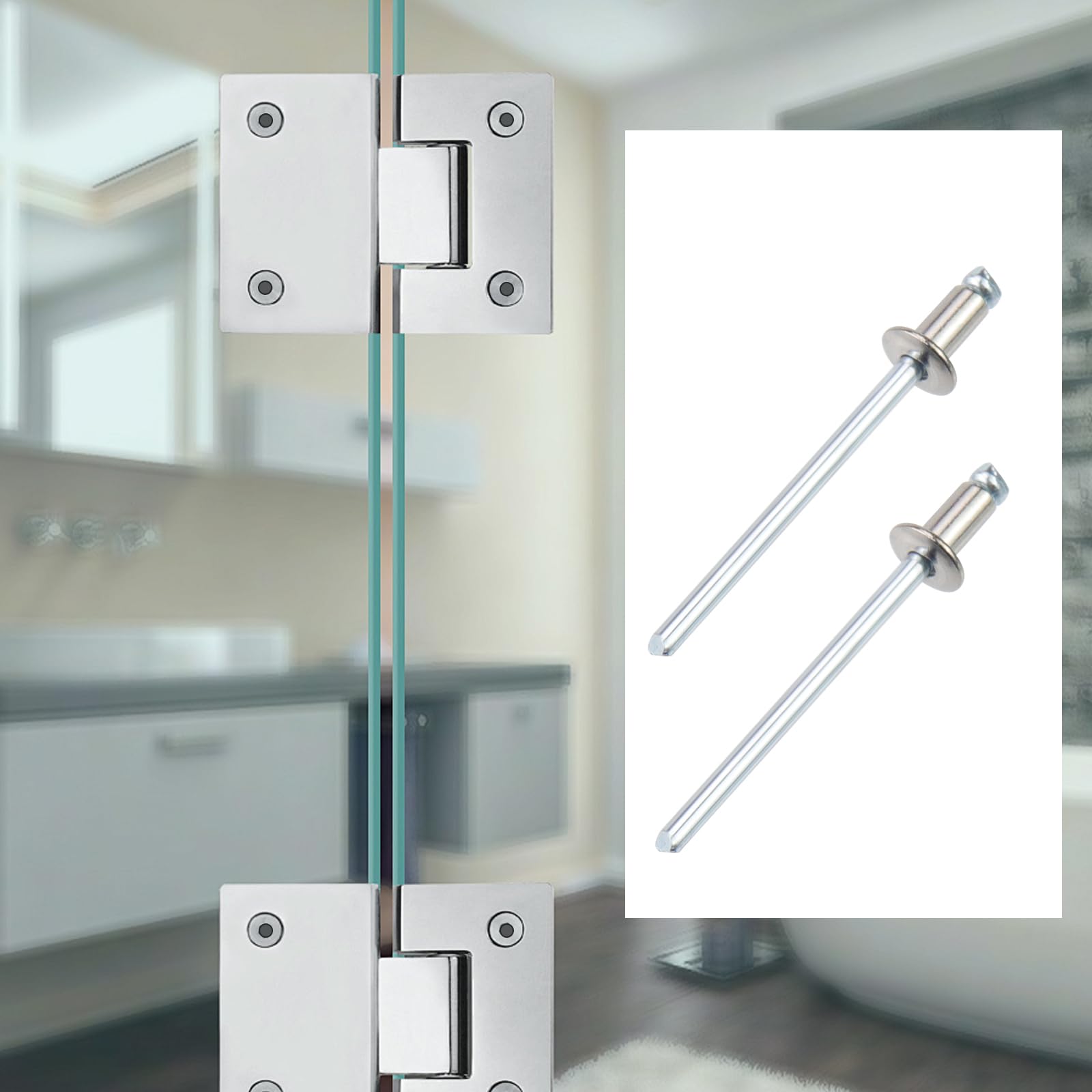 Snapklik.com : 1/8" X 1/4" 304 Stainless Steel Blind Rivets Pull Rivets ...