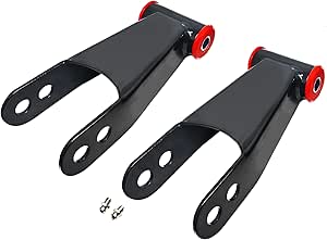 Amazon.com: 2" Lowering Drop Shackles Rear Kit: for Silverado Chevy GMC ...