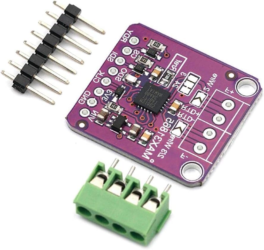 Amazon.com: MAX31865 PT100 To PT1000 RTD Digital Converter Board ...