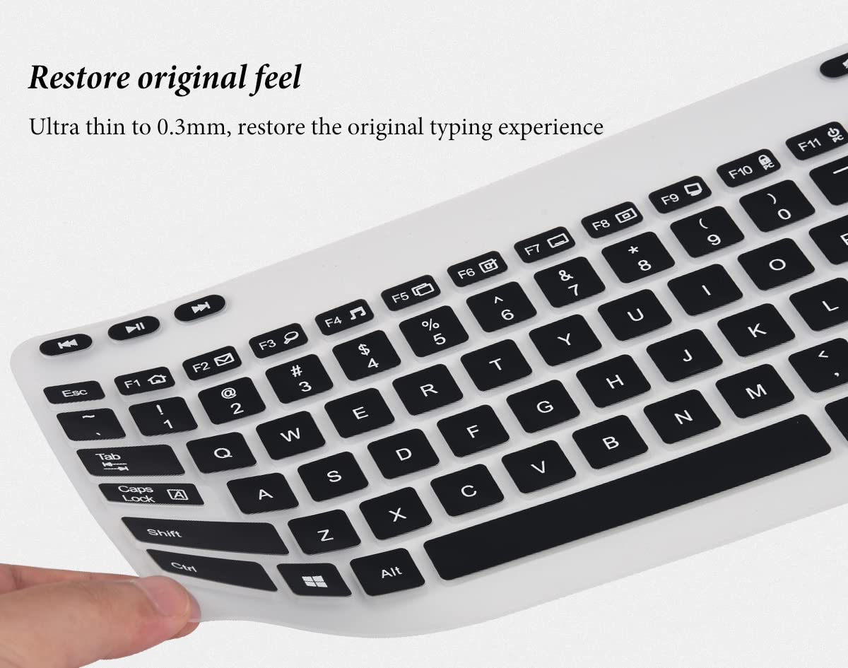 Snapklik.com : Keyboard Cover For K360 Wireless Desktop Keyboard