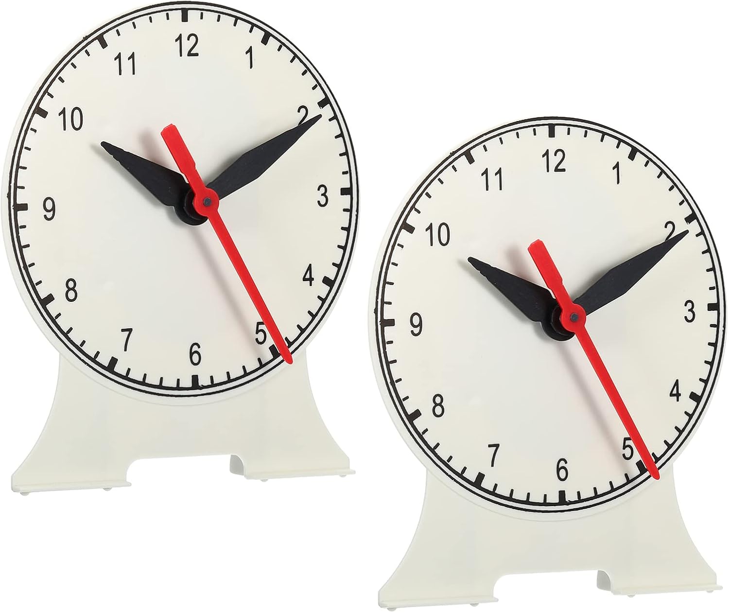 Amazon.com: PATIKIL 5.5" x 4.7" Teaching Clock, 2 Pack Learn Clock ...