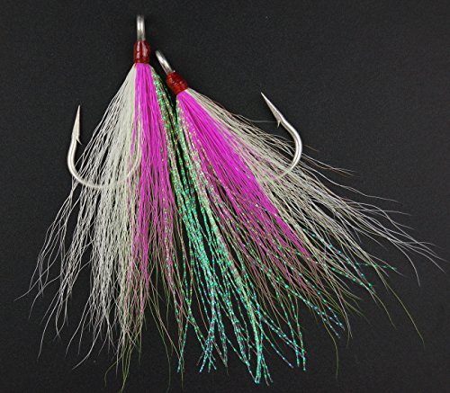 Snapklik.com : Bucktail Teasers Fishing Hook Saltwater Fishing Lures ...