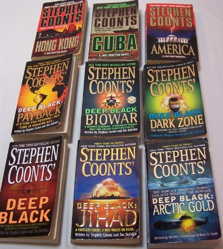 Stephen Coonts 9 Combined Book Set: Jake Grafton & Deep Black Series ...