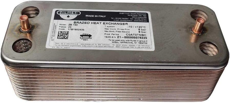 Firebird Combi HE 24 Plate Heat Exchanger : Amazon.co.uk: DIY & Tools