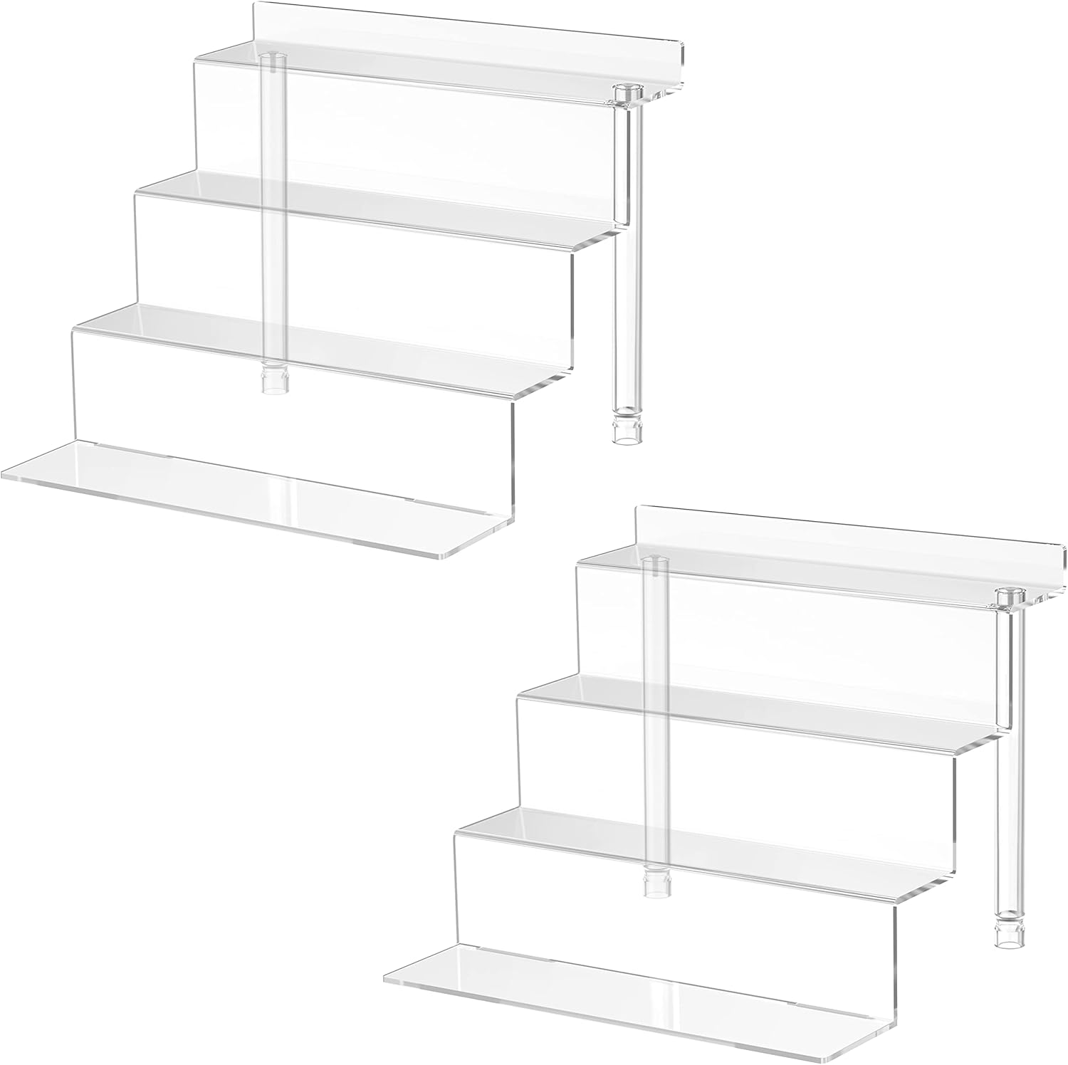 Amazon.com: WINKINE Acrylic Display Shelves, 2 Pack Acrylic Display ...