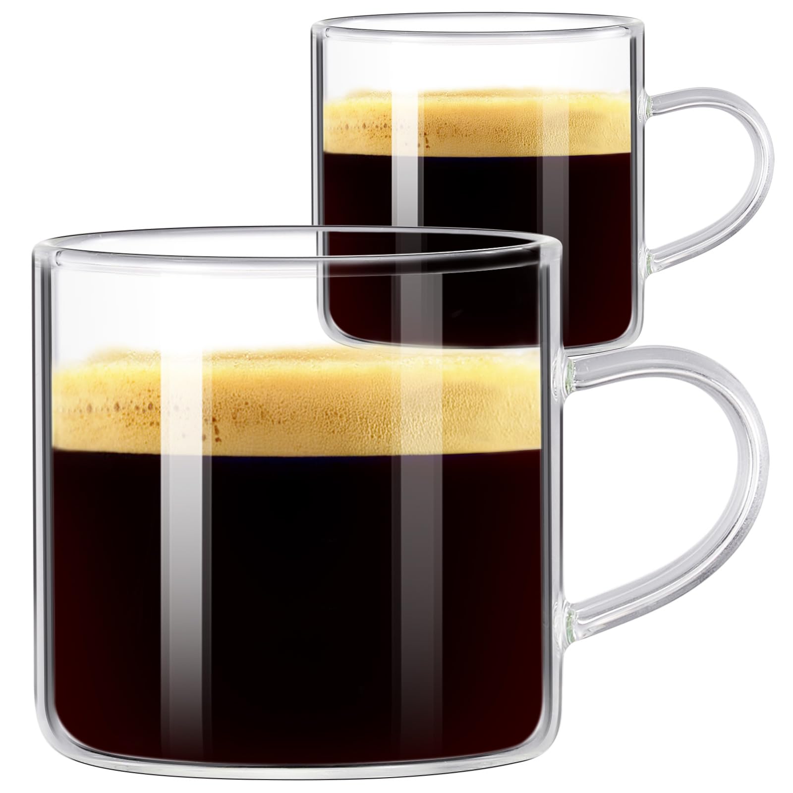 Amazon.com | PARACITY Espresso Cups Set of 2, 4.3oz Espresso Shots Cup ...