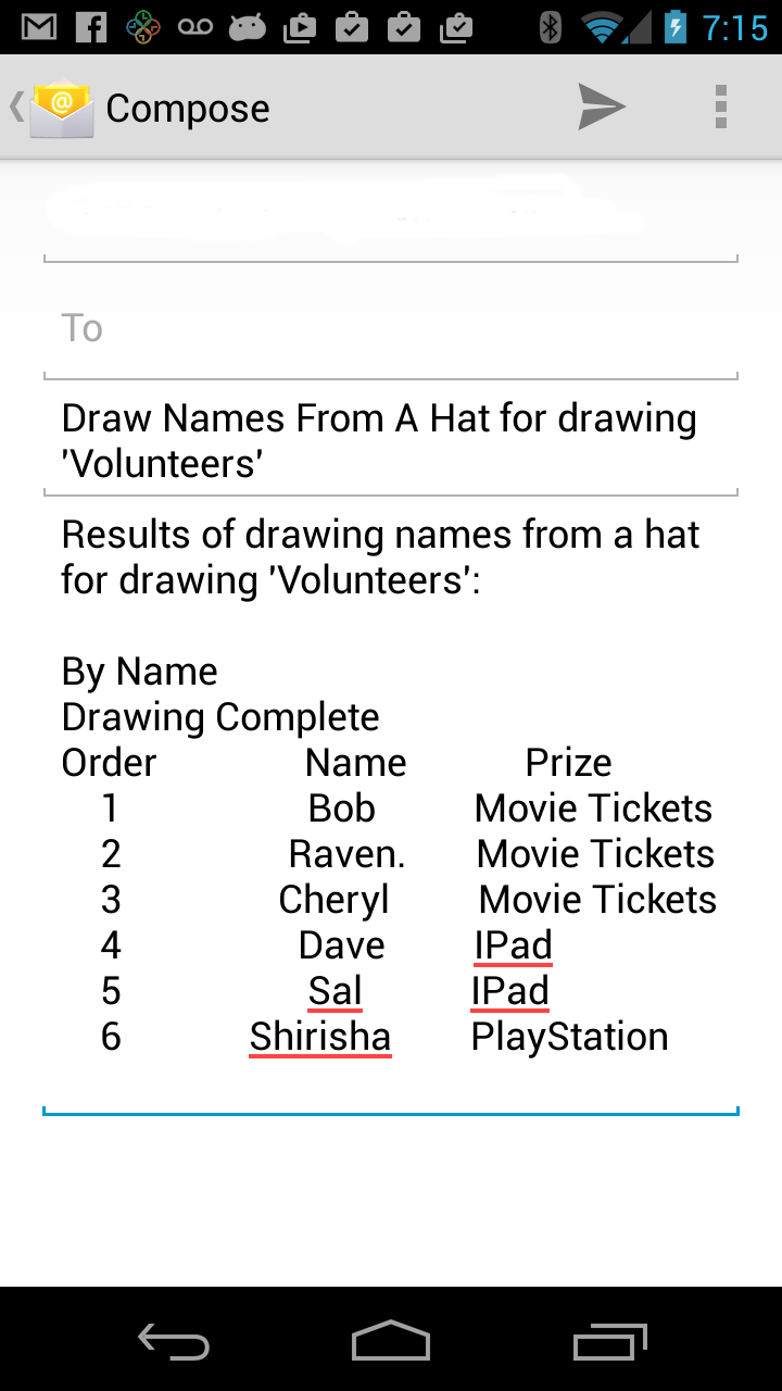 Draw Names From A Hat Pro - App on Amazon Appstore