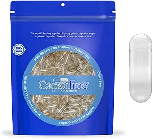 Amazon.com: Capsuline Delayed Release Size 0 Empty Capsules - 1000 ...