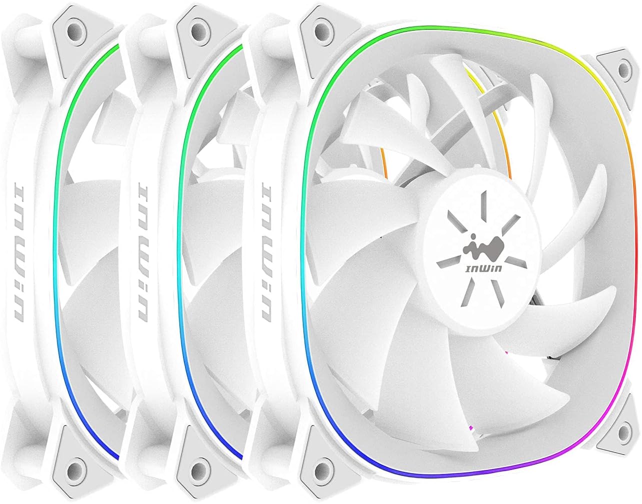 in Win Luna AL120 - Ventilador LED ARGB de triple paquete (IW-FN-AL120 ...