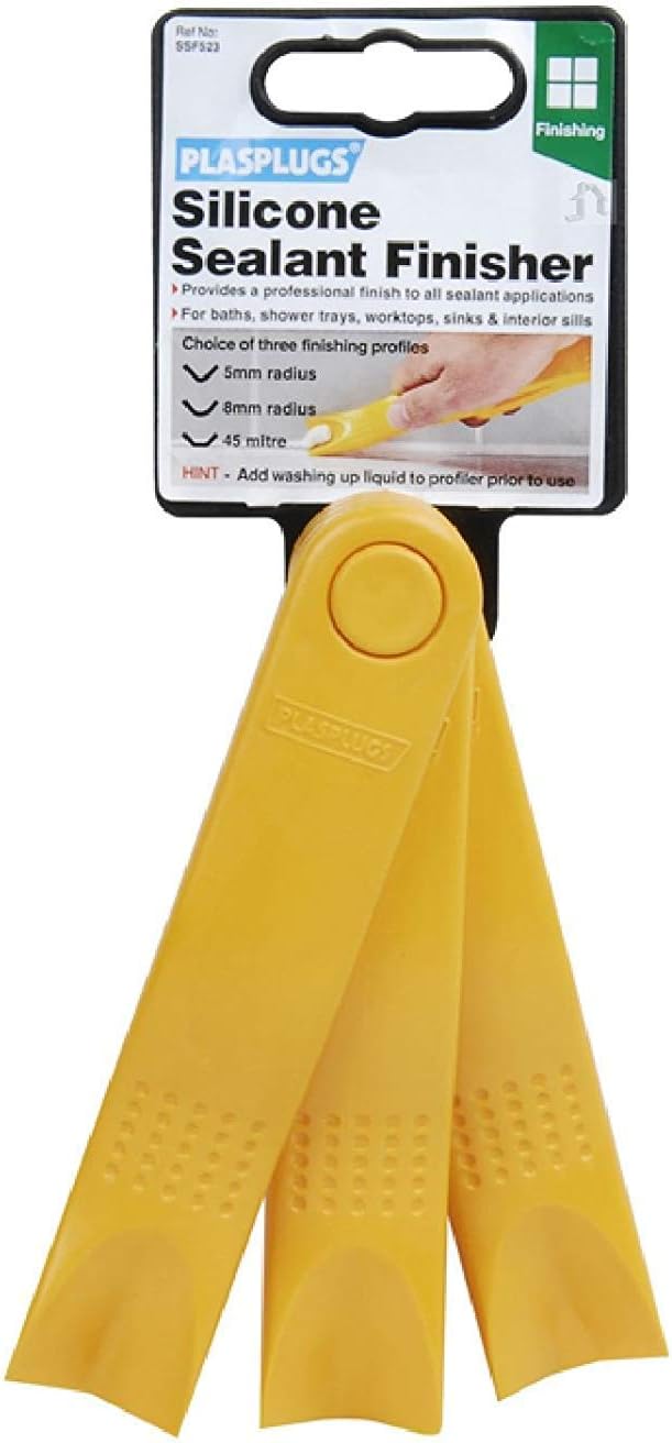 3 Pcs Set Plasplug Silicone Sealant Finisher Spreader Applicator Tool ...