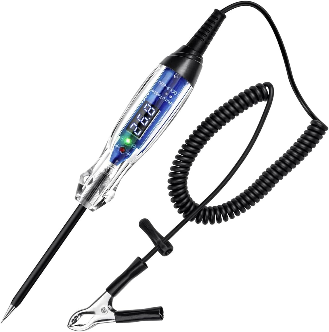 Alnicov Automotive Test Light 3-60V DC Digital LED Circuit Tester Heavy ...