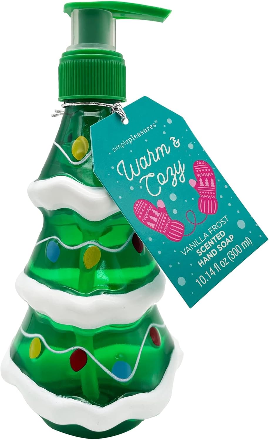 Amazon.com: Simple Pleasures Light Green Christmas Tree with Snow ...