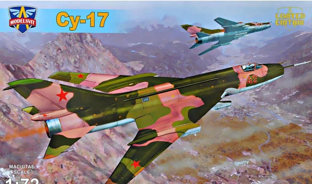 Amazon.com: SUKHOI SU-17 FIGHTER-BOMBER 1/72 MODELSVIT 72018 : Arts ...