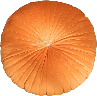 Amazon.com: Round Pillow Cushion for Couch Velvet Decorative Small ...