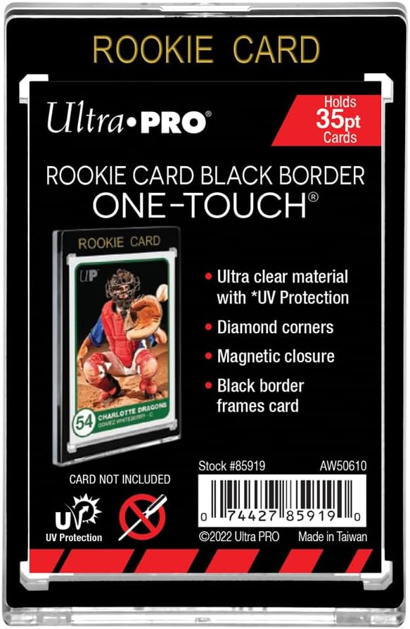 Amazon.com: Ultra PRO - 35PT Rookie Black Border UV ONE-Touch Magnetic ...
