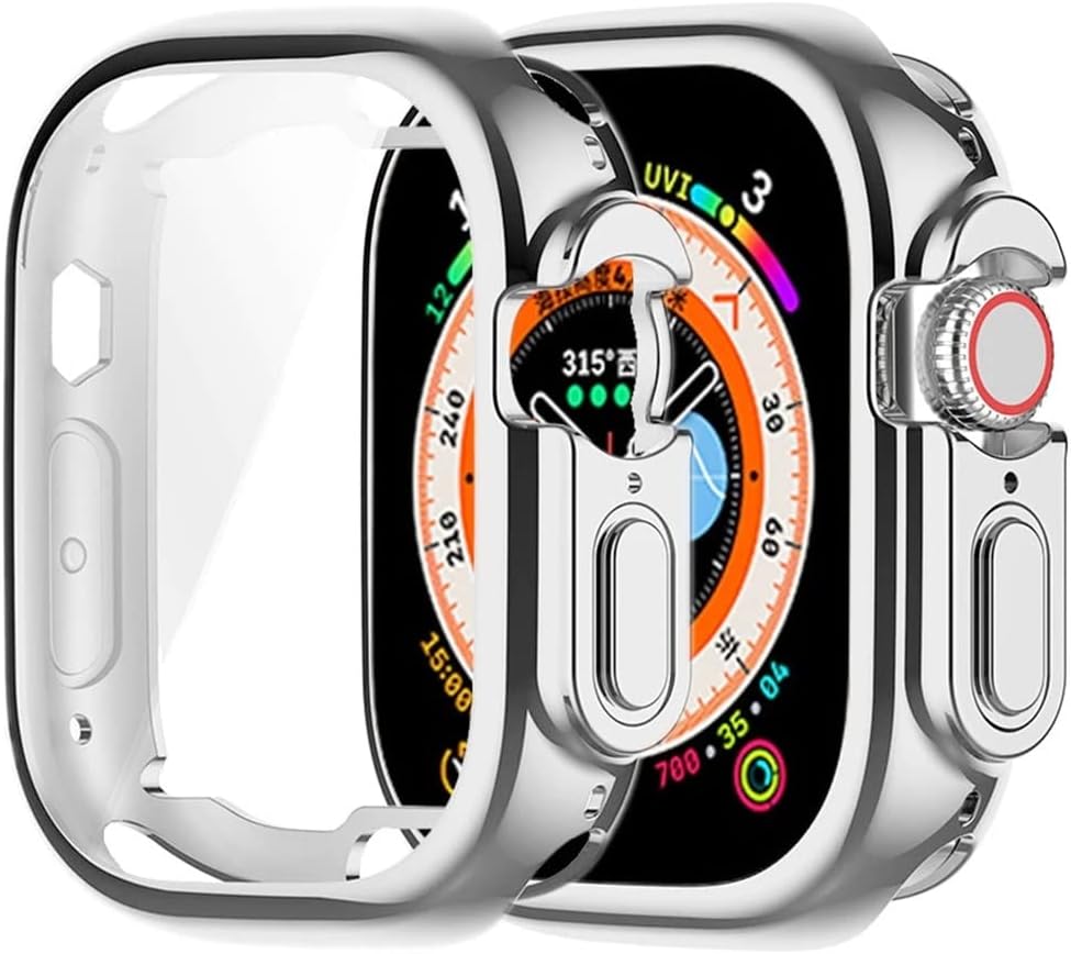 Amazon.com: HANKN 2 Pack Soft TPU Case for Apple Watch Ultra 2 1 49mm ...