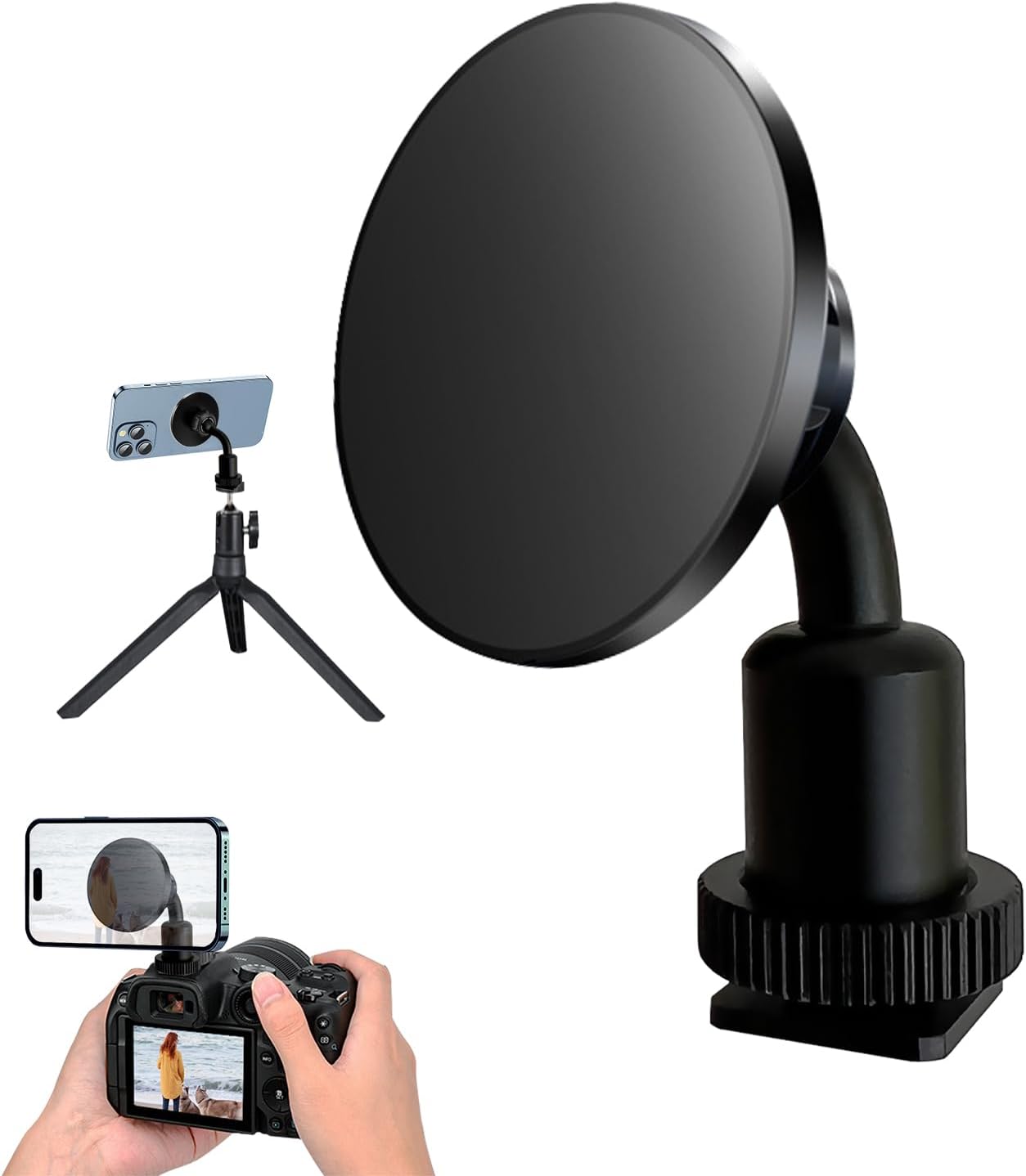 Amazon.com: Jkoailiwi Universal Magnetic Tripod Mount Adapter with Cold ...