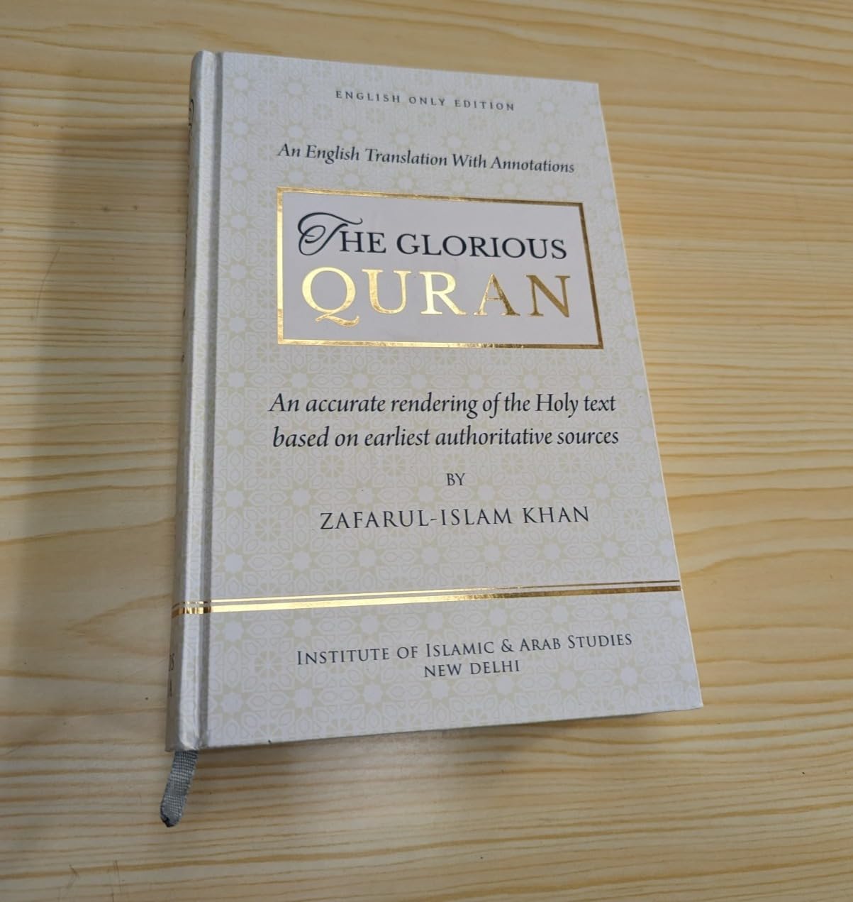 Buy The Glorious Quran - English Translation with annotations based on ...