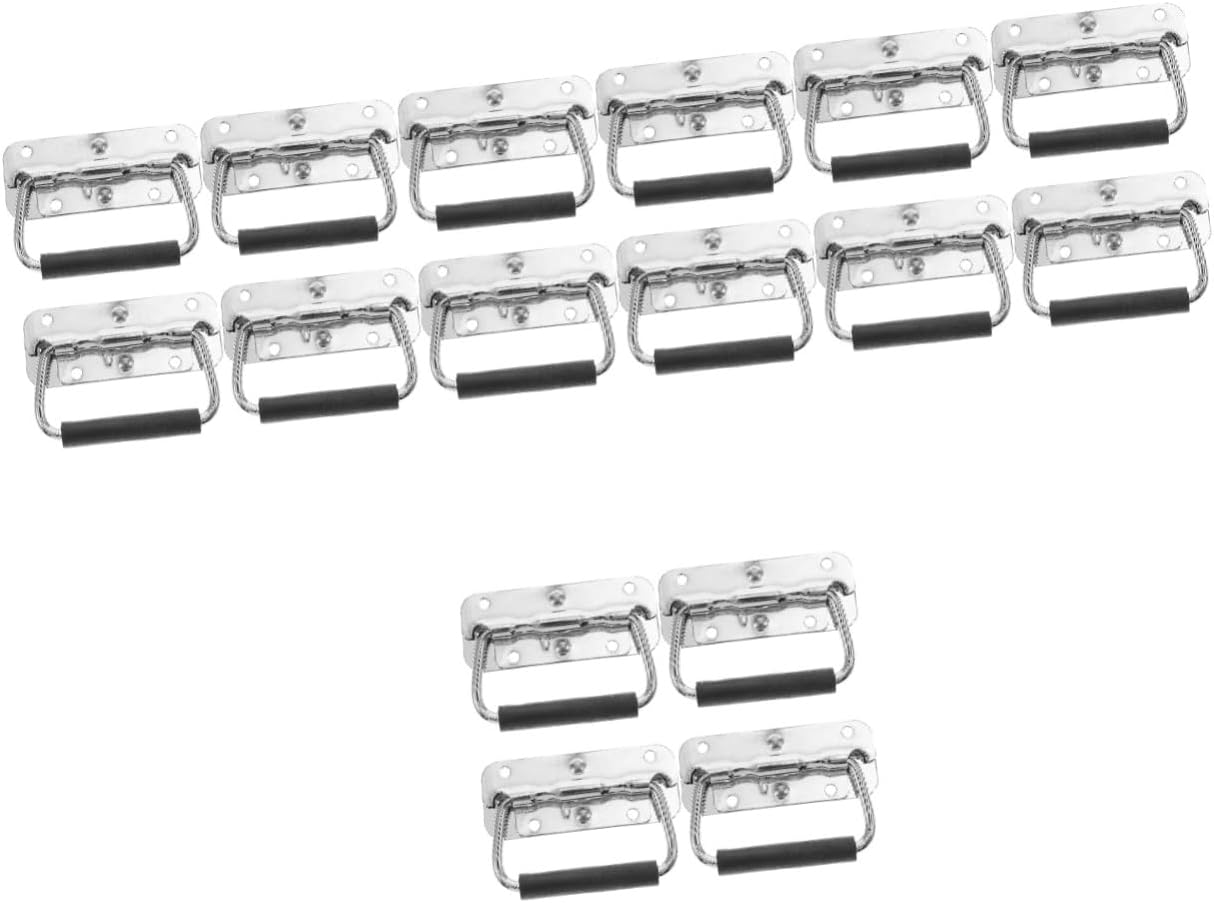 HONMEET 16pcs Stainless Steel Spring Loaded Surface Mount Handle Heavy ...