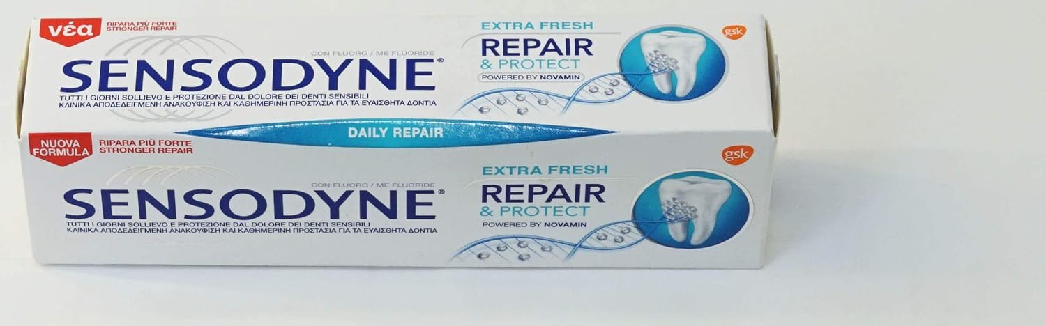 Amazon.com: Sensodyne:"Repair & Protect Extra Fresh" Toothpaste ...