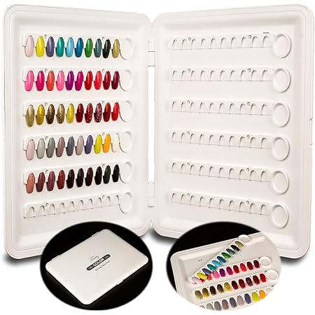 Amazon.com : Nail Polish Color Display Book Nail Art Swatches Sample ...