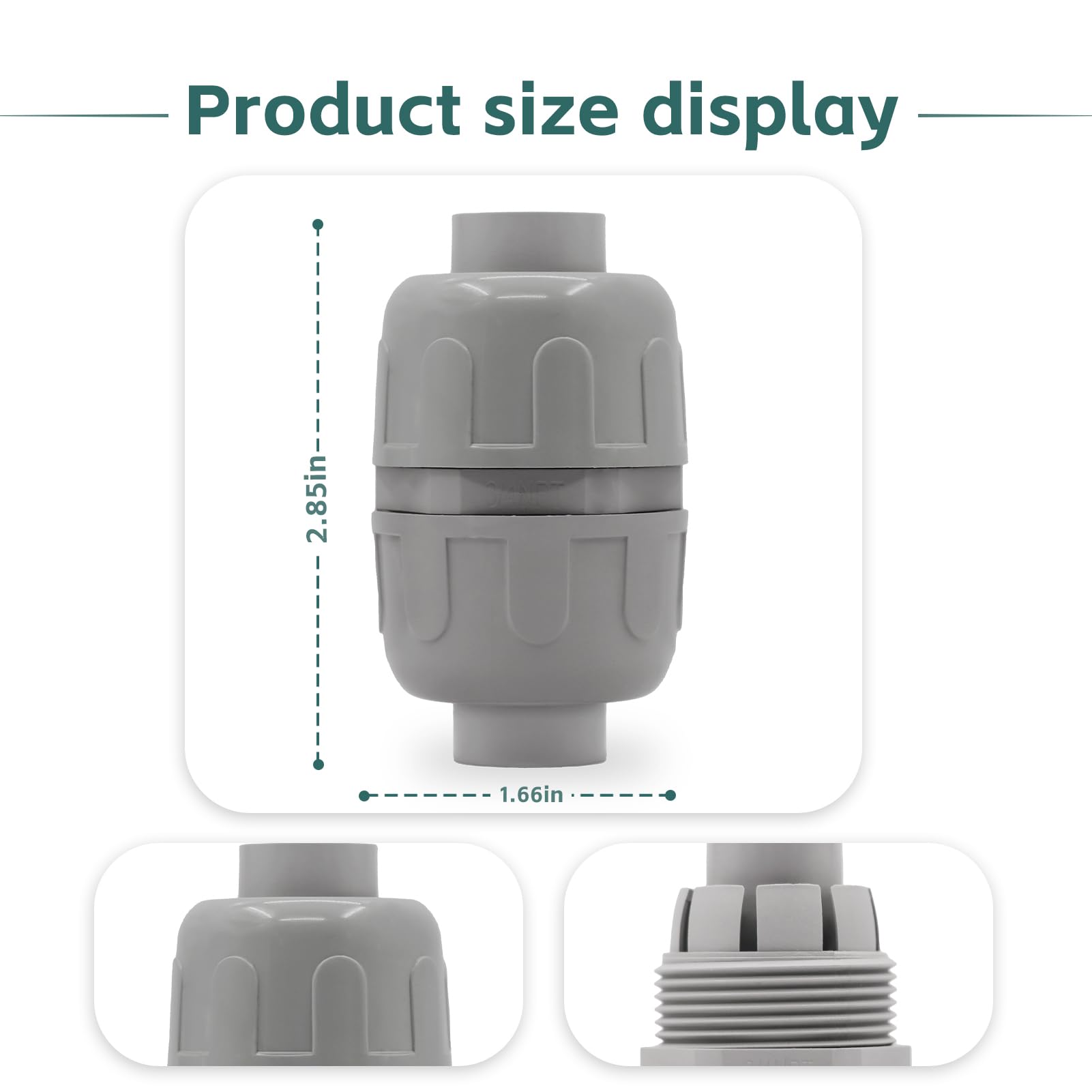 Snapklik.com : Wocloer 3/4 Inch Liquid-Tight Connector,PVC Flexible ...
