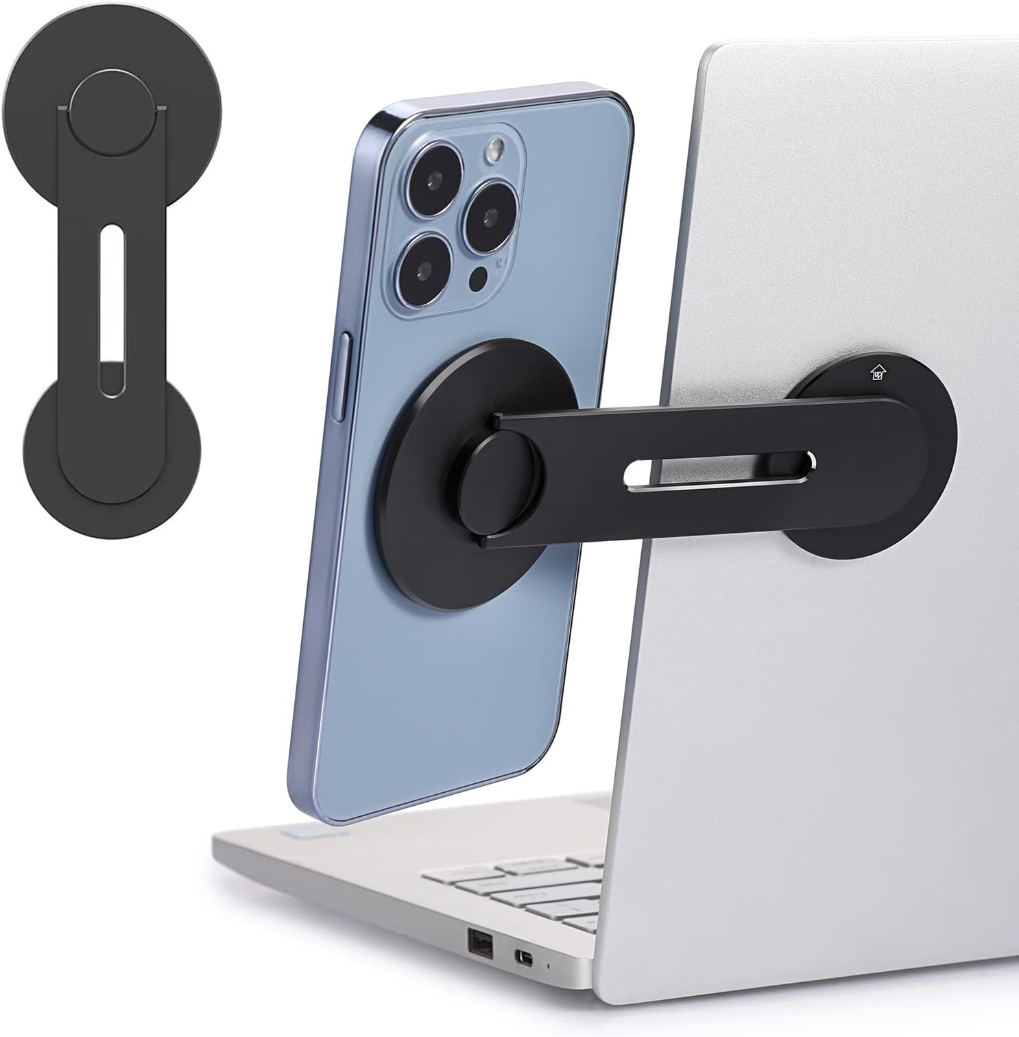 Amazon.com: UBeesize Magnetic Laptop Phone Holder, 180° Adjustable ...