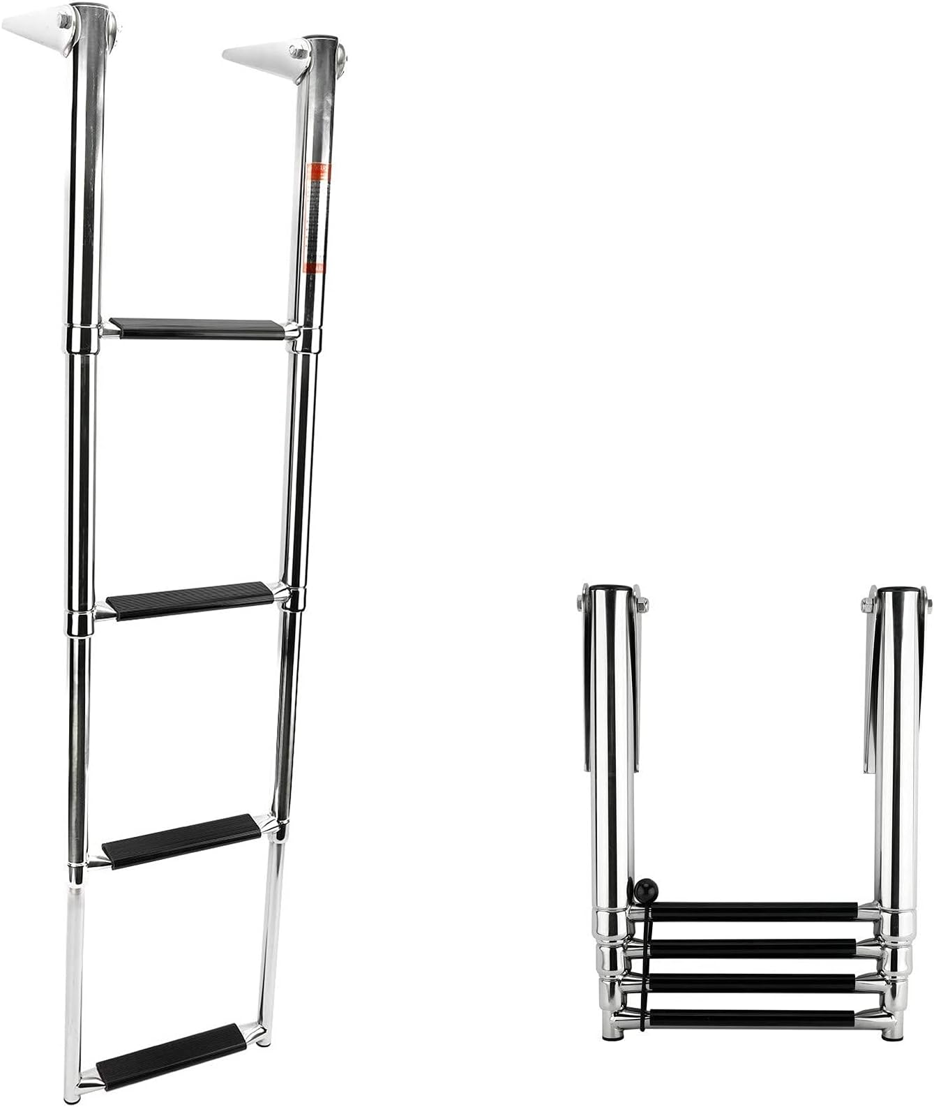 Amazon.com: Amarine-made Boat Ladder, 4 Step Telescoping Swim Marine ...