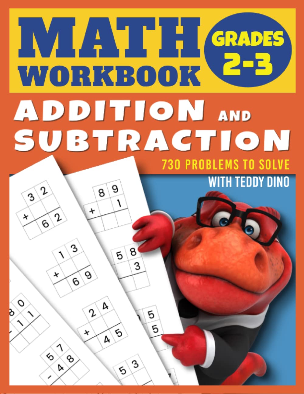 Math Workbook Grade 2-3 | Addition and Subtraction: With Teddy Dino ...