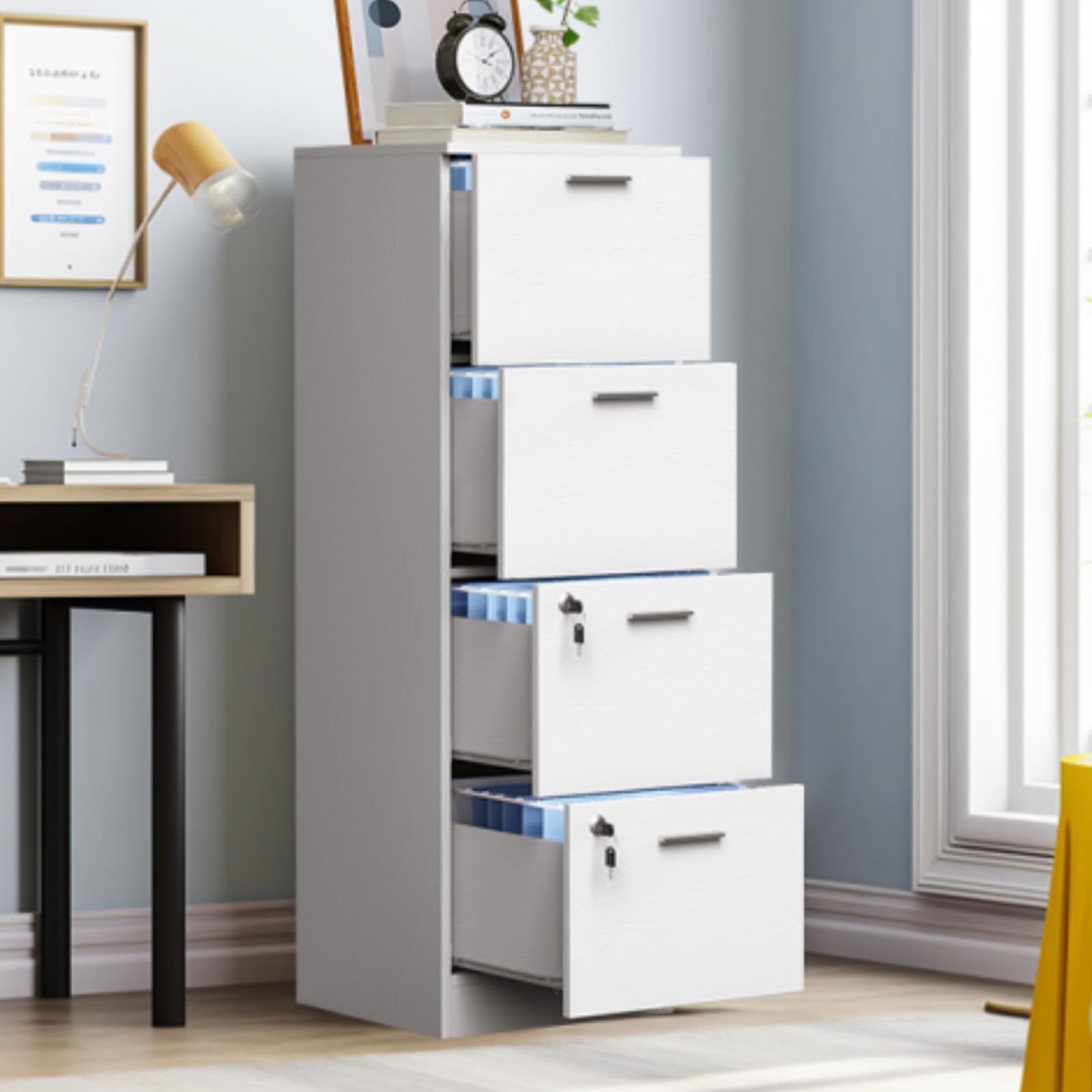 Snapklik.com : YITAHOME File Cabinets For Home Office 4 Drawer Filing ...