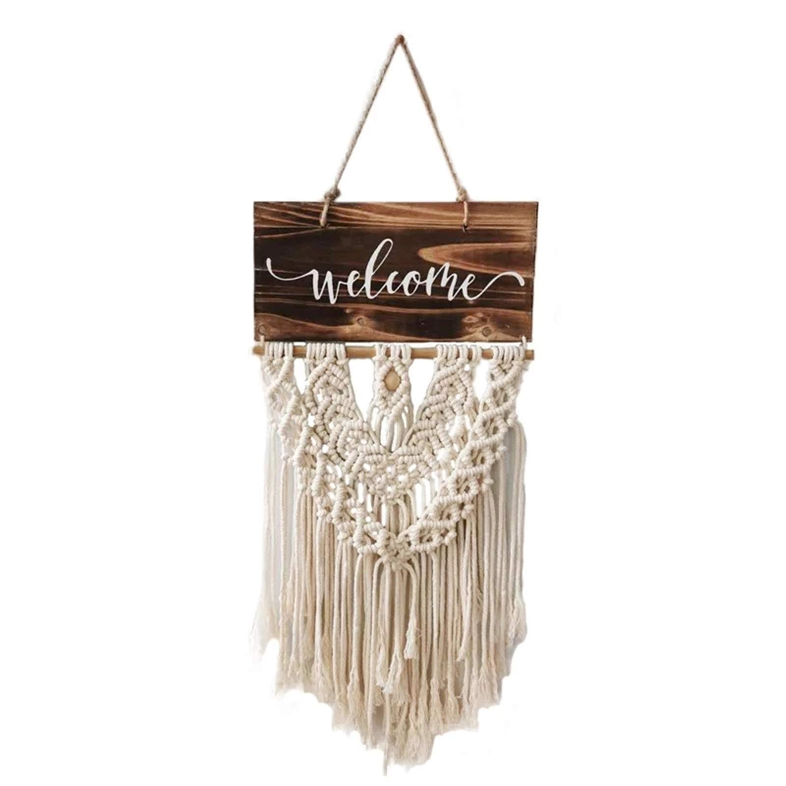Welcome Home Lighted Tapestry