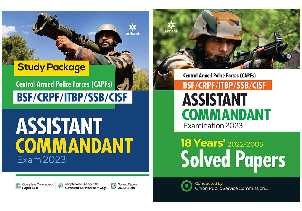 Buy UPSC Assistant Commandant Guide and Solved Papers€ (Combo Set of 2 ...
