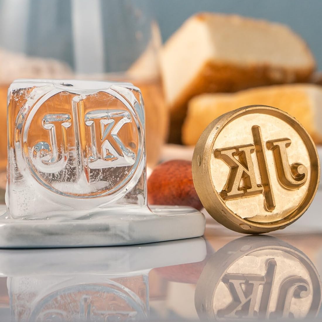 Amazon.com: Custom Ice Logo Stamp, Ice Branding Stamp, Custom Bar Stamp ...