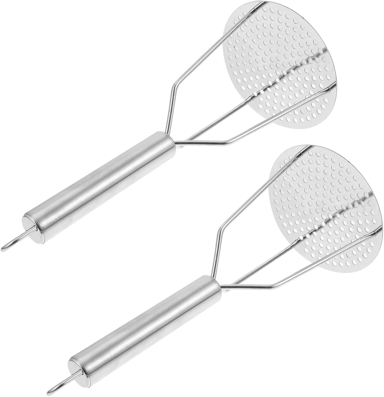 Amazon.com: BRIGHTFUFU 2pcs Stainless Steel Masher Mashed Potato Press ...