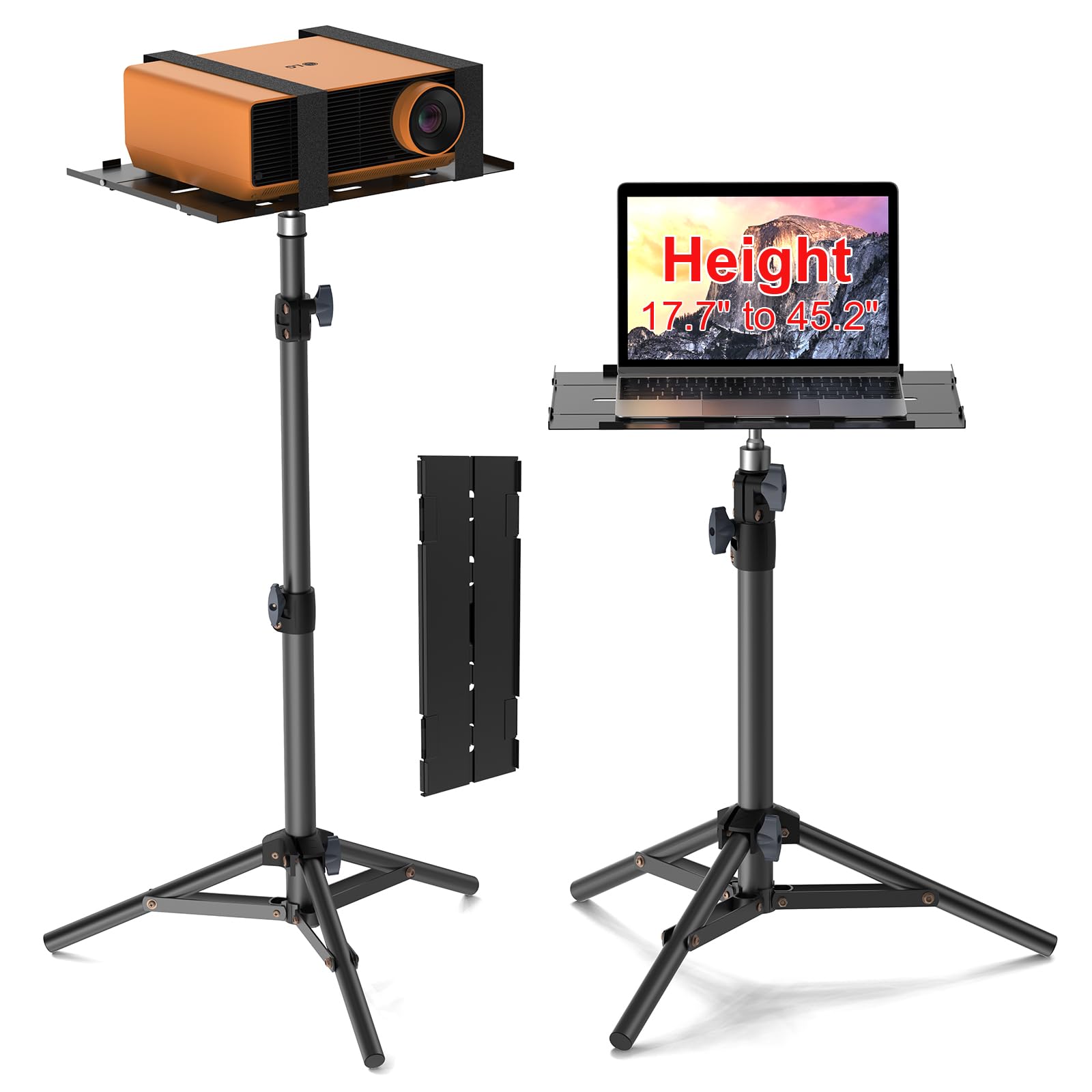 Projector Stand, LEORFI Laptop Tripod, Portable, Projector Stand ...