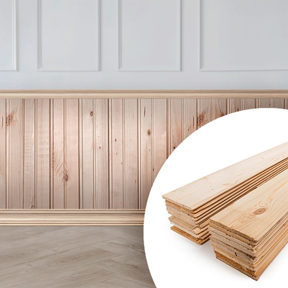 Amazon.com: Plastpro Accent Wall Panels - 8 Foot Reversible PVC Wall ...
