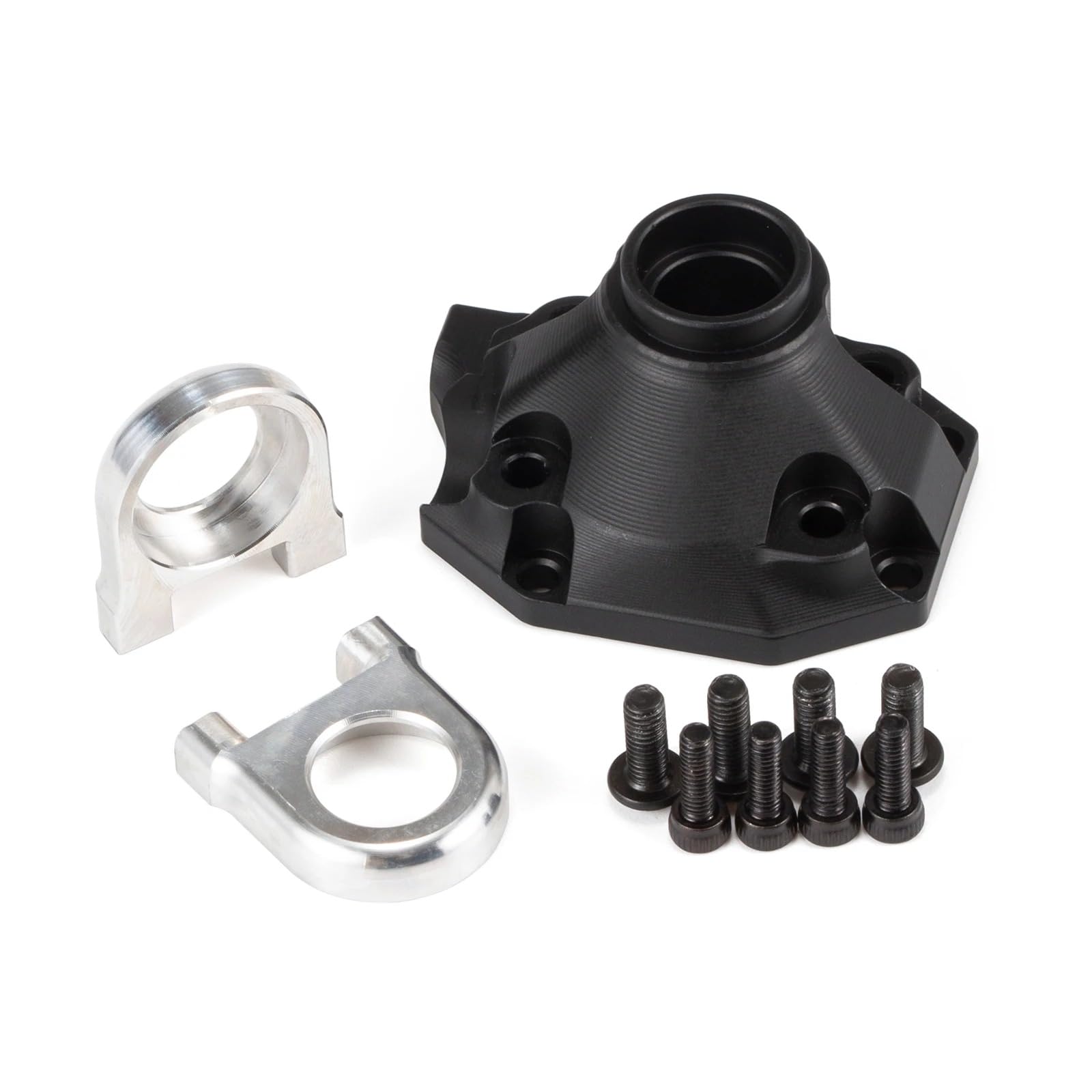 Amazon.com: Aluminum Front Rear Diff Cover Bearing Retainers Third ...