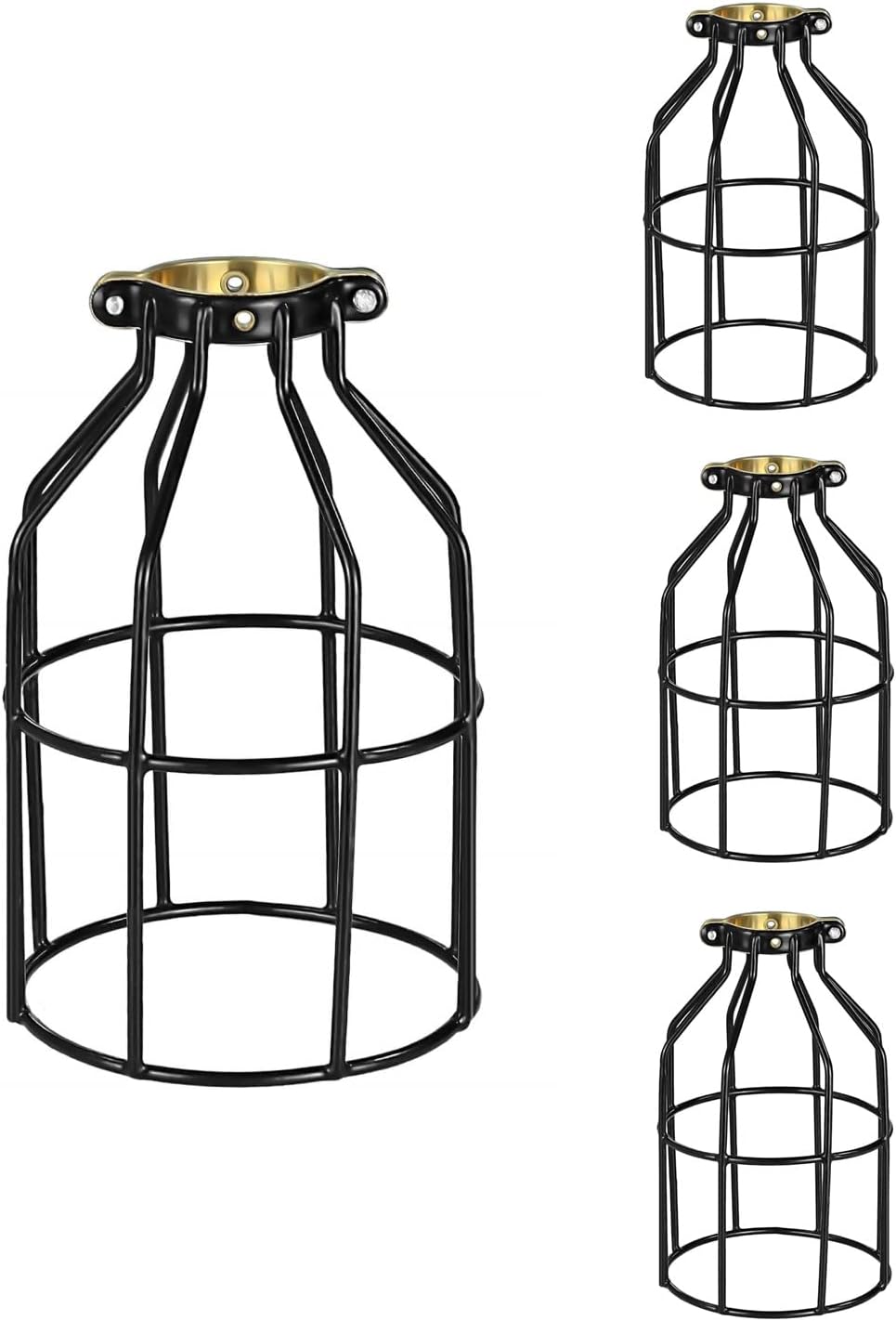 Simple Deluxe Metal Bulb Guard Lamp Cage, Adjustable Industrial Clamp ...
