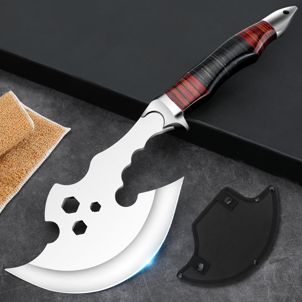 Amazon.com : DOOM BLADE Camping Hatchet Axe with Nylon Sheath,Tomahawk ...