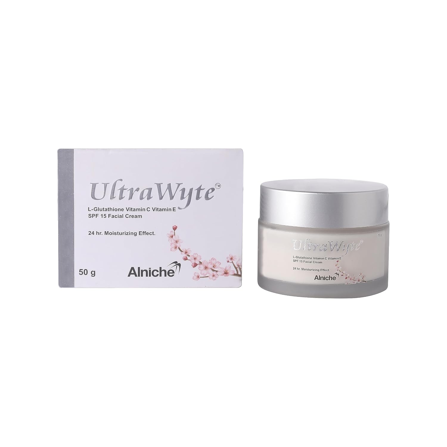 M-TECH UltraWyte Glutathione Vitamin C & E SPF 15 Facial Cream 24 Hour ...