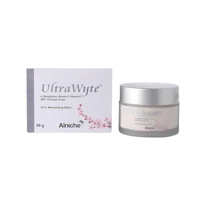 M-TECH UltraWyte Glutathione Vitamin C & E SPF 15 Facial Cream 24 Hour ...