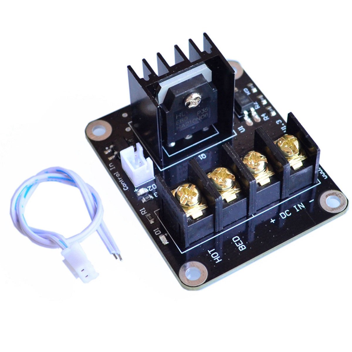DollaTek Heat Bed Power Module Add-on Hot Bed Power Expansion Board MOS ...