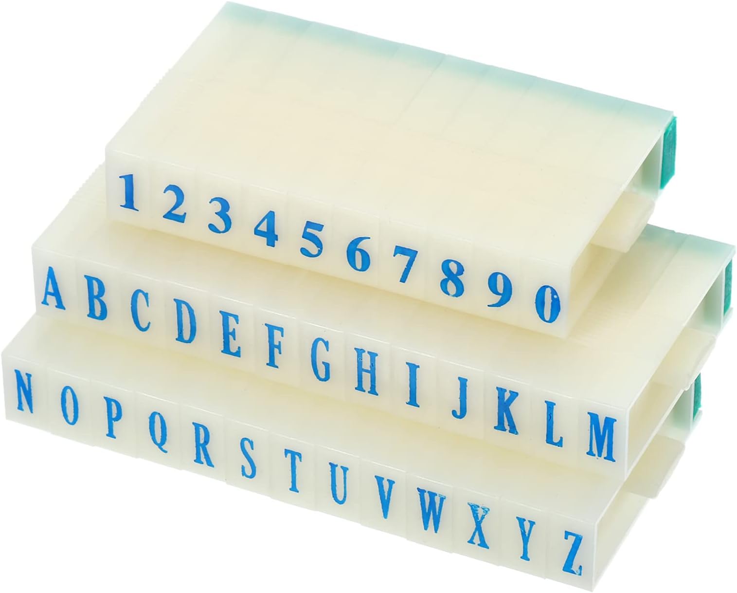 Contact USA Pegz Connectable Symbols and Numbers Stamp Set, Pool Blue ...